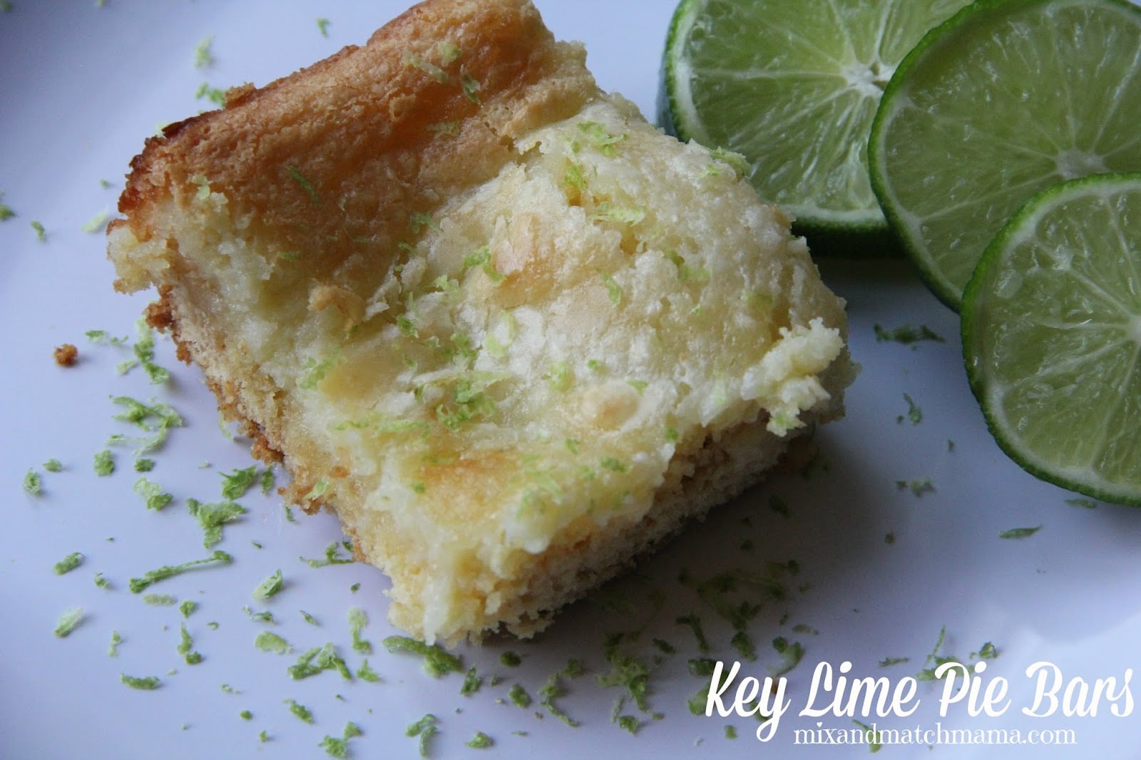 Key Lime Pie Bars Recipe | Mix and Match Mama