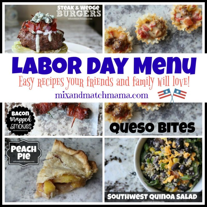 Labor Day Menu Recipe | Mix and Match Mama