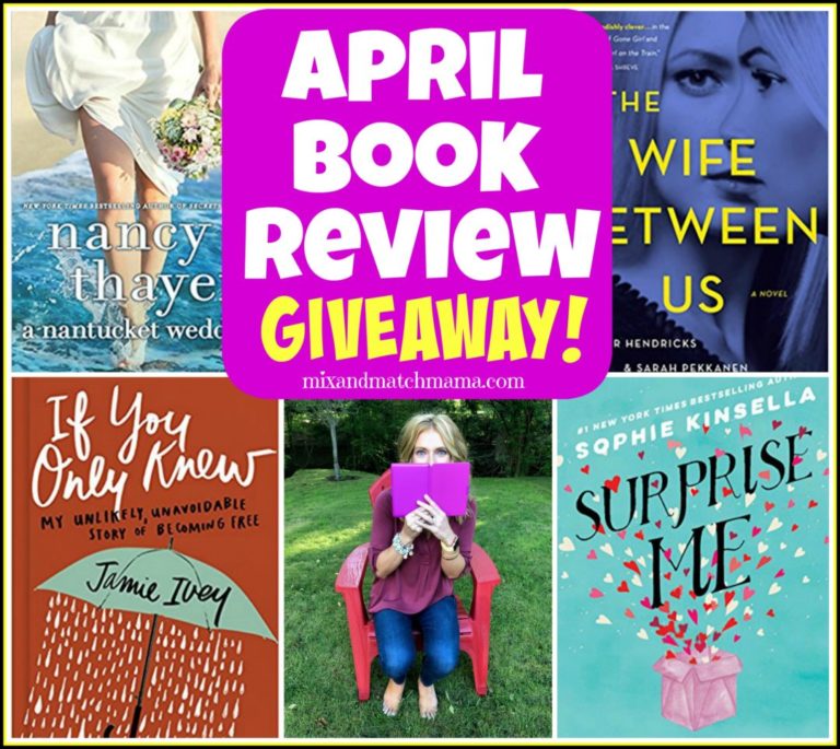 April 2018 Book Review {GIVEAWAY!} - Mix & Match Mama
