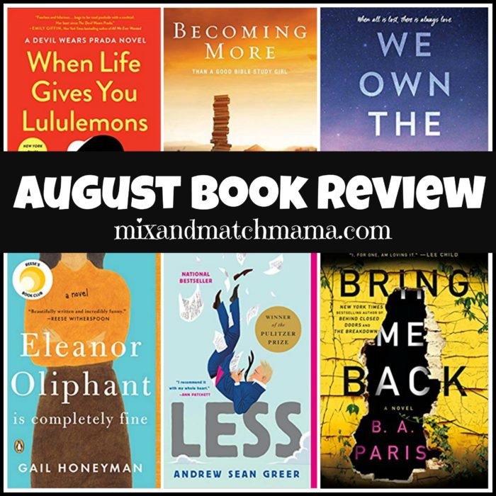 August 2018 Book Review - Mix & Match Mama