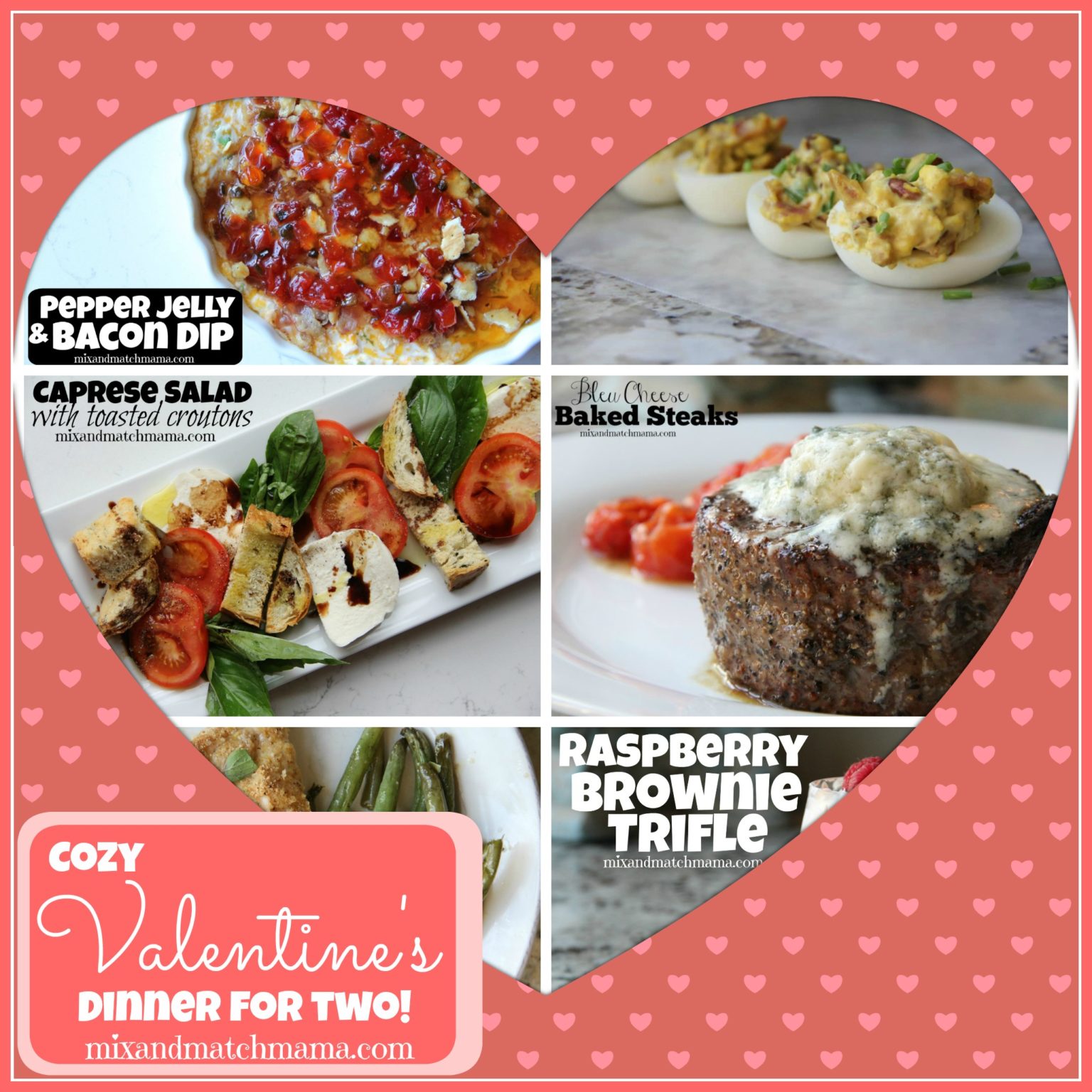Cozy Valentine's Dinner for Two! - Mix & Match Mama