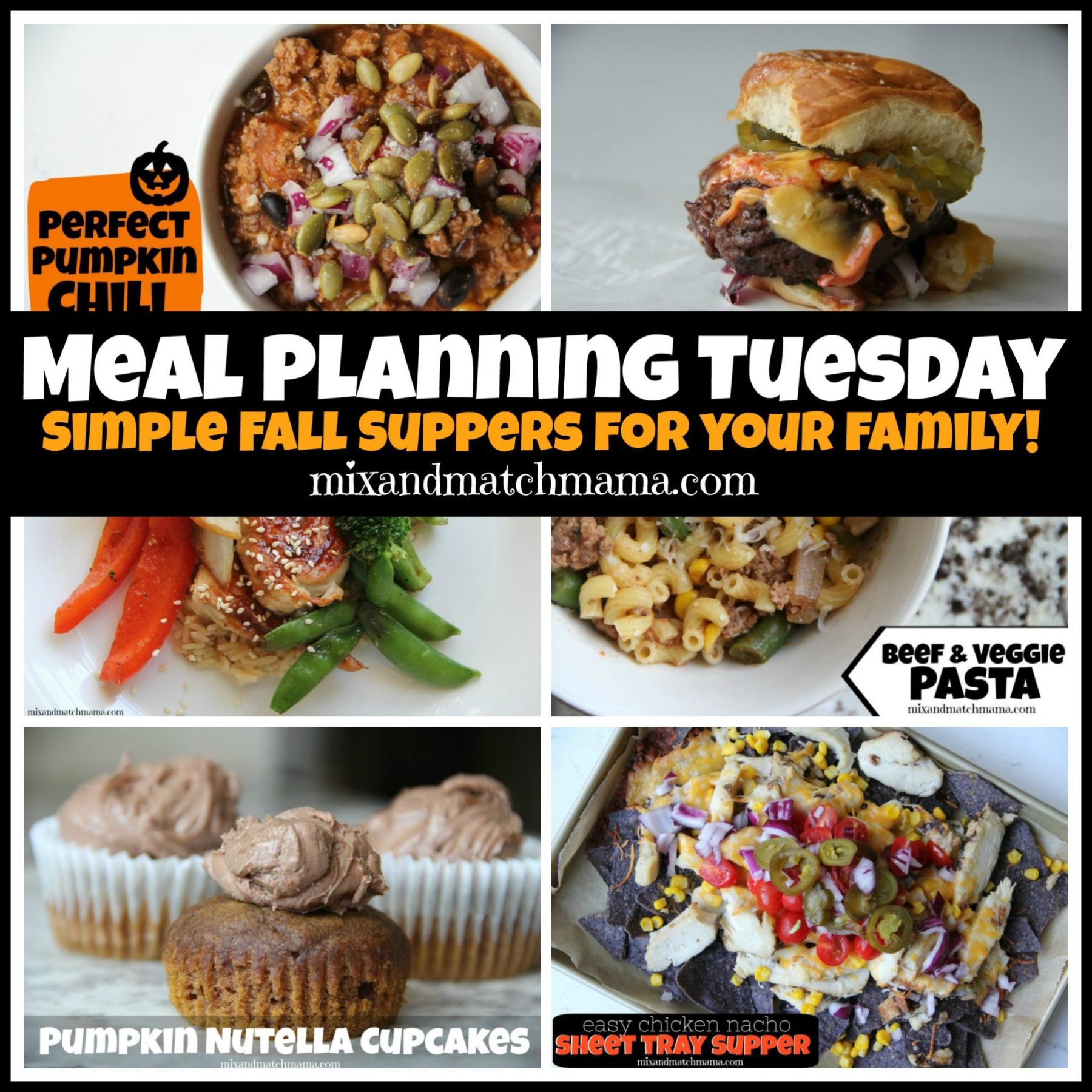 Meal Planning Tuesday! - Mix & Match Mama