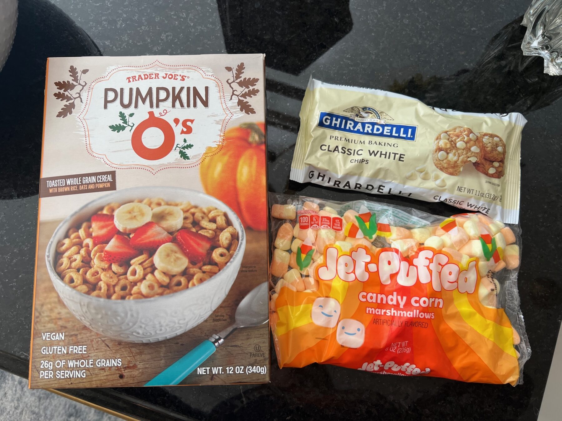 Pumpkin Cereal Marshmallow Bars - Mix & Match Mama