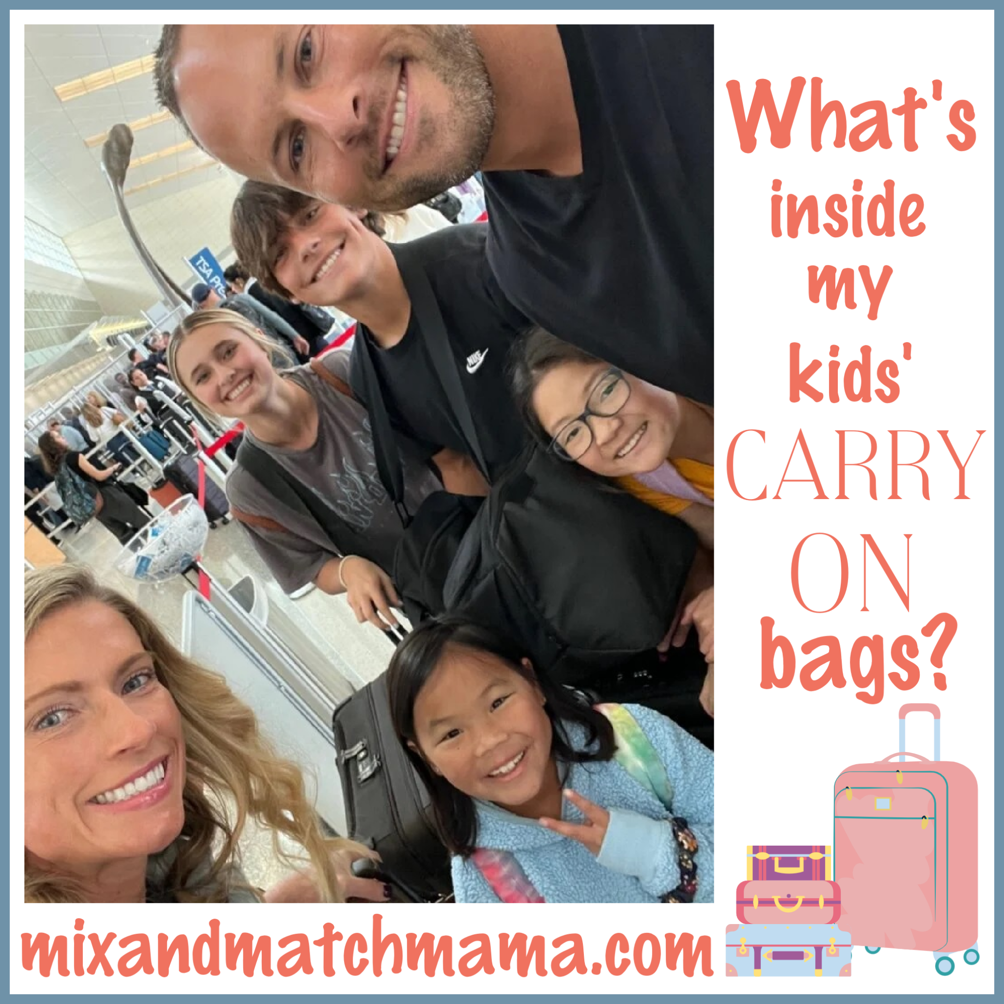 Kids' Carry On Bags - Mix & Match Mama