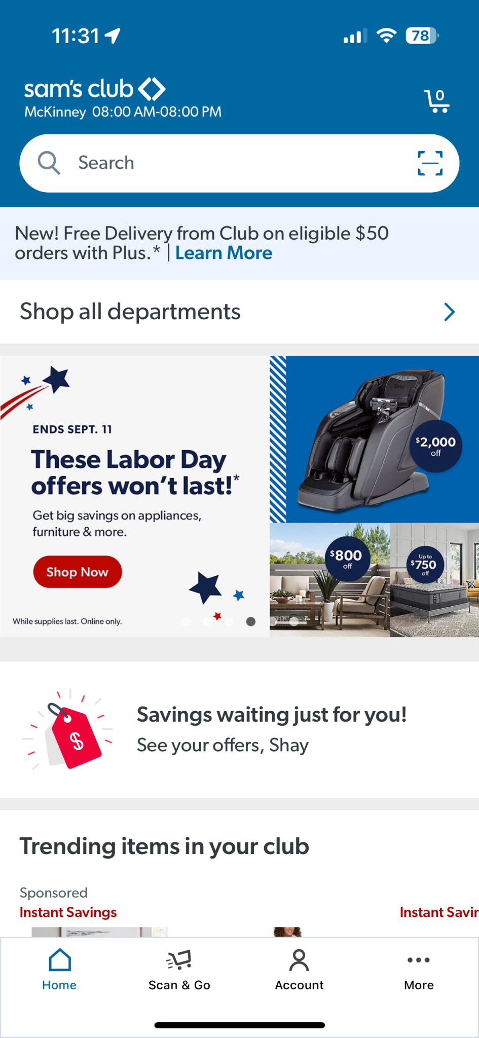 My first time using Sam's Club Plus! - Mix & Match Mama